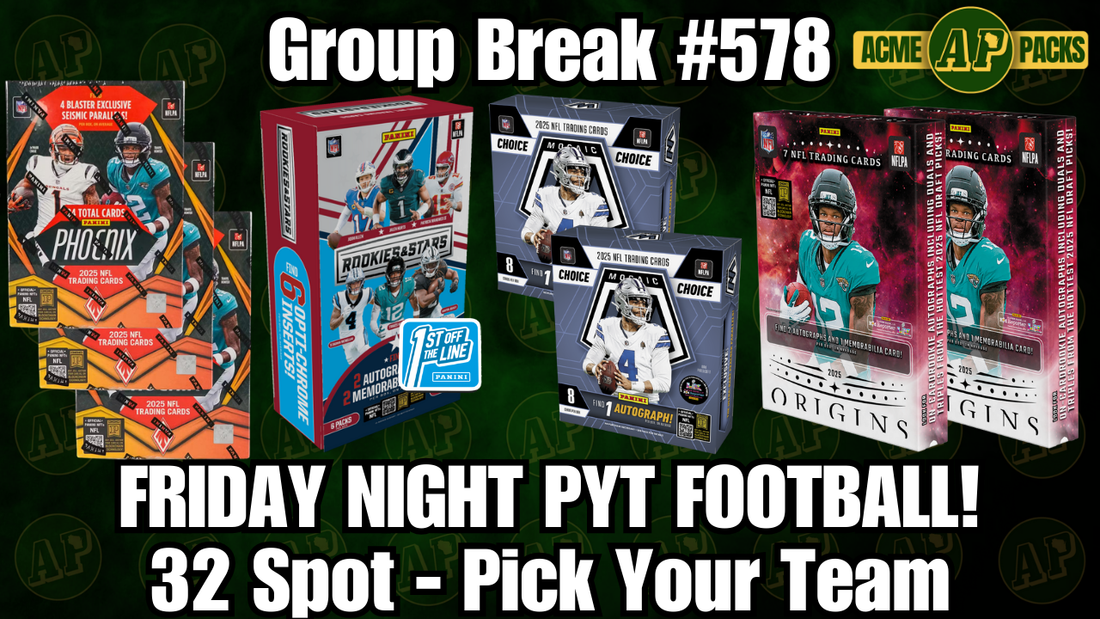 GB578 - Friday Night PYT Football! - Pick Your Team – Acme Packs